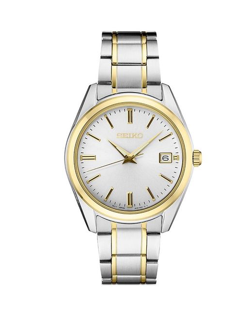 Seiko Watch Seiko Essentials Watch, 40.2Mm in Metallic for Men | Lyst