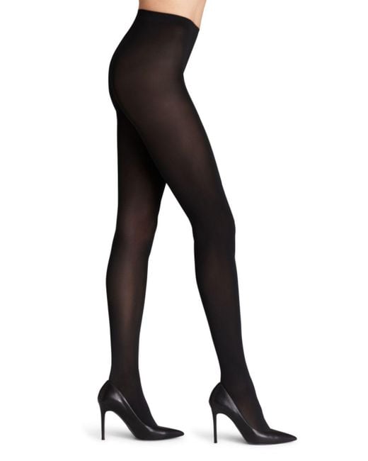 Wolford Synthetic Matte Opaque Tights In Black Save 10 Lyst