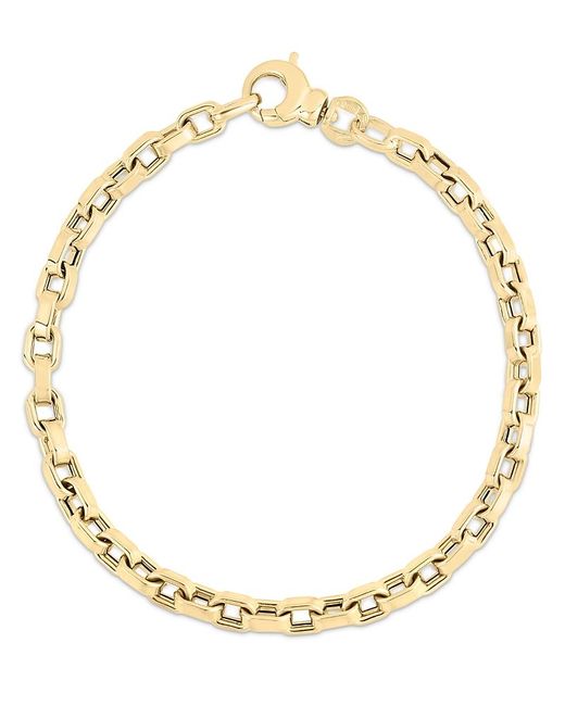 Roberto Coin 18K Designer Heavy Box Link Chain Bracelet in Metallic | Lyst