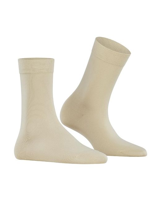 FALKE Cotton Touch Crew Socks in Natural | Lyst UK