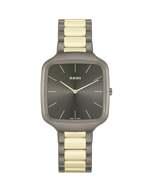 Rado True Square Thinline X Le Corbusier Watch, 37Mm X 43Mm in Metallic ...