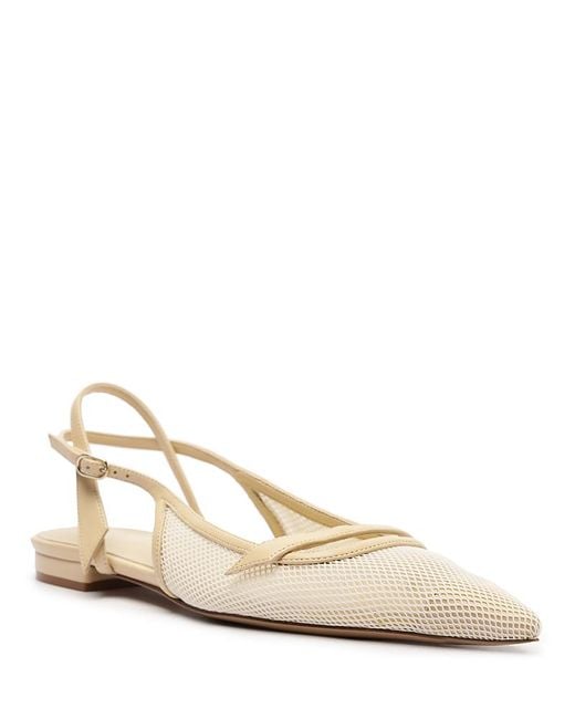 Alexandre Birman Tita Mesh Flats in Natural | Lyst