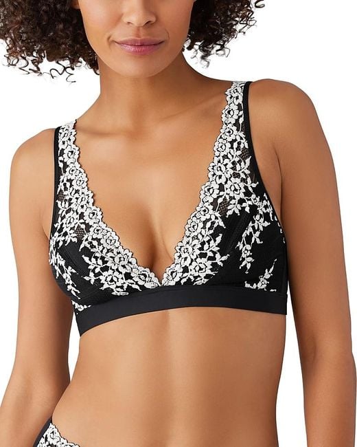 Wacoal Embrace Lace Convertible Plunge Soft Cup Wireless Bra in Purple ...