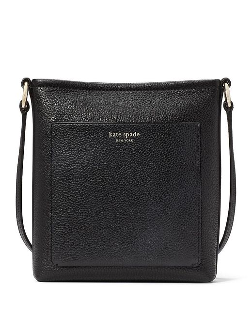 Kate Spade Ava Pebbled Leather Swingpack in Black | Lyst
