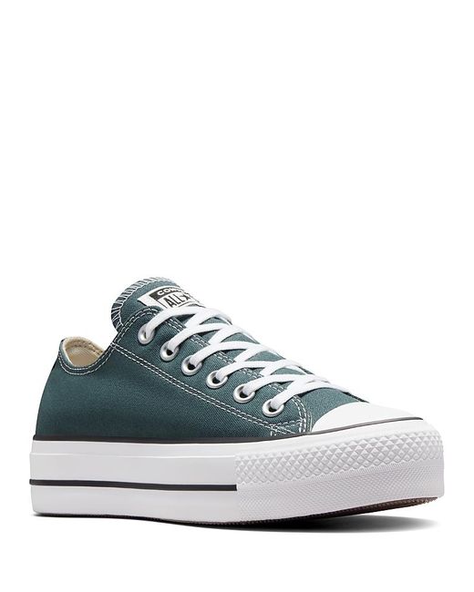 Converse Chuck Taylor All Star Lift Platform Sneakers in Blue | Lyst