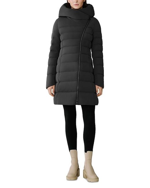 SOIA & KYO Judy Coat in Black | Lyst