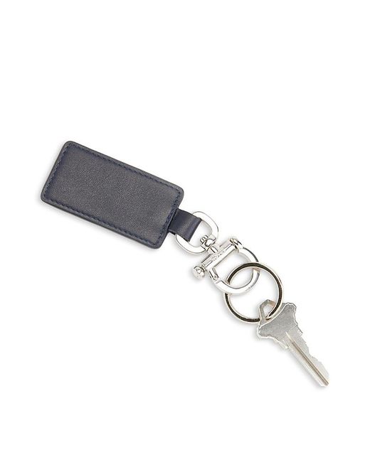 ROYCE New York Leather Luxe Key Chain in Metallic | Lyst