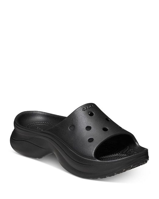Crocs™ Bae Slide Sandals in Black | Lyst