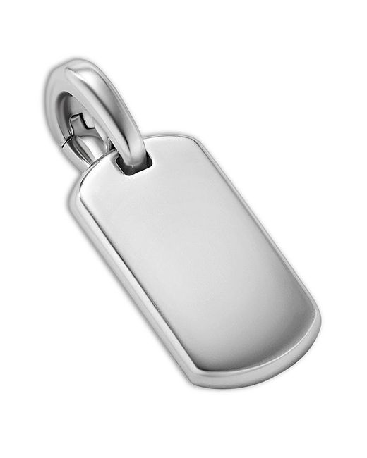 David Yurman Chevron Tag, 21Mm in White for Men | Lyst