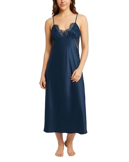 Rya Collection Serena Charmeuse Gown in Blue | Lyst