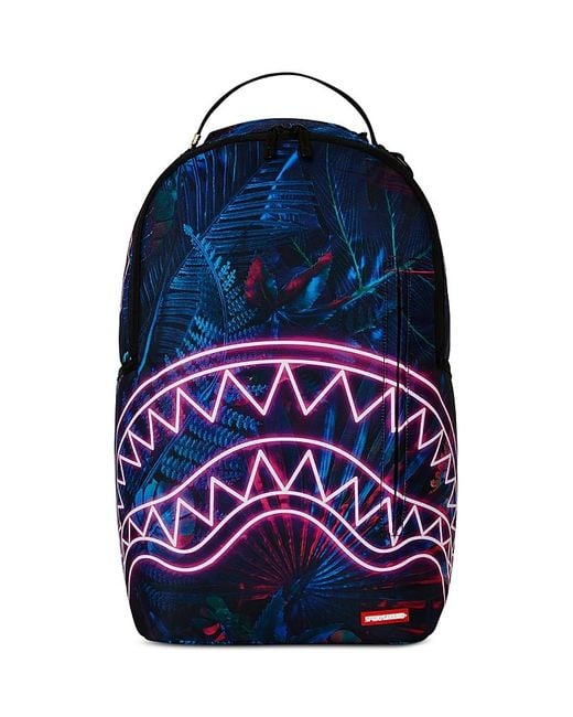 Sprayground Neon Jungle Dlxr Backpack in Blue | Lyst