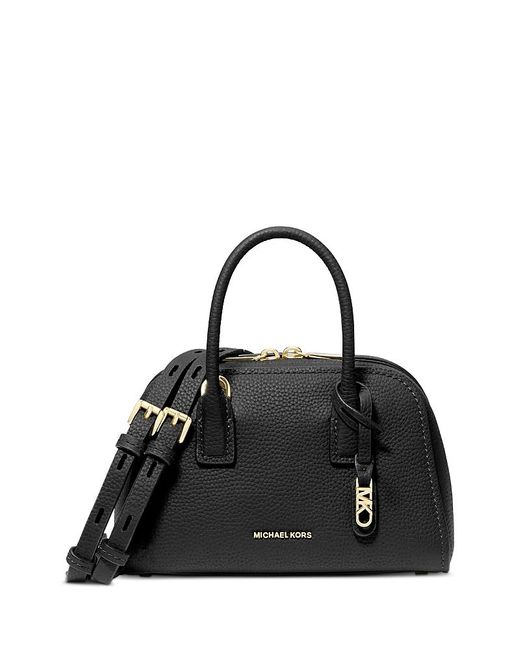 Michael Kors Ashton Extra Small Zip Crossbody in Black | Lyst