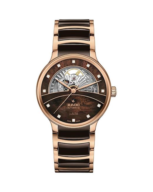 Rado Centrix Open Heart Automatic Watch, 39Mm in Brown | Lyst