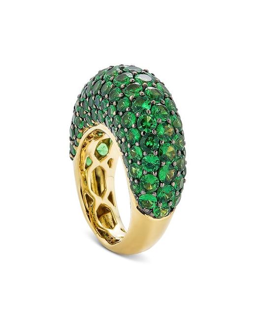 Piranesi 18K Dome Tsavorite Pave Large Statement Ring in Green | Lyst