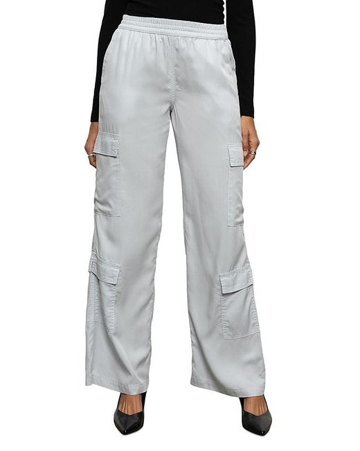 Sanctuary High Rise Cargo Pants in Gray | Lyst