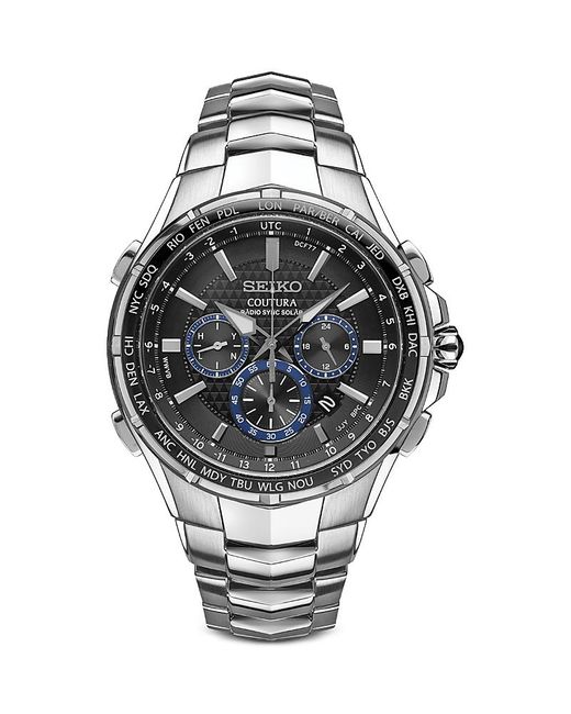 Seiko Seiko Coutura Solar Chronograph, 44.5Mm in Gray for Men | Lyst