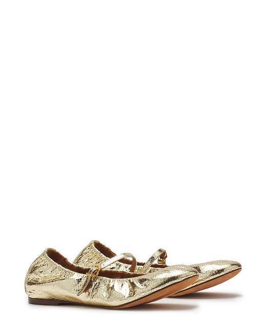 Lanvin The Ballerina Mary Jane in Metallic | Lyst
