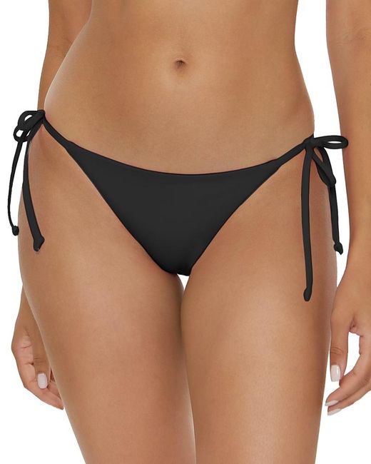 Becca Color Code Side Tie Bikini Bottom in Brown | Lyst