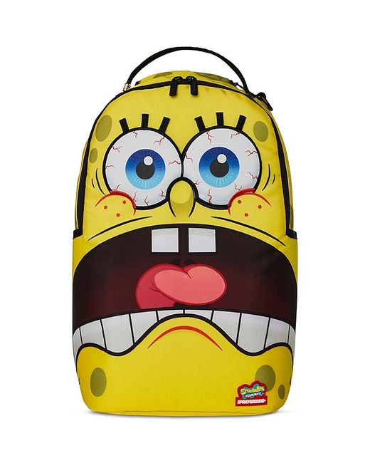 Sprayground Spongebob Removable Eyes Dlxr Backpack in Yellow | Lyst