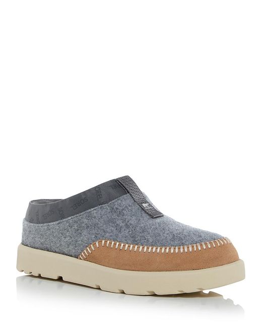 Sorel Byways Faux Fur Mules in Blue | Lyst UK