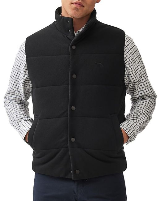 Rodd & Gunn Rodd And Gunn Lake Ferry Quilted Vest in Black for Men | Lyst