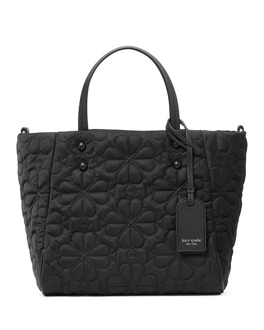 Kate Spade Tilly Quilted Small Tote Bag in Black | Lyst