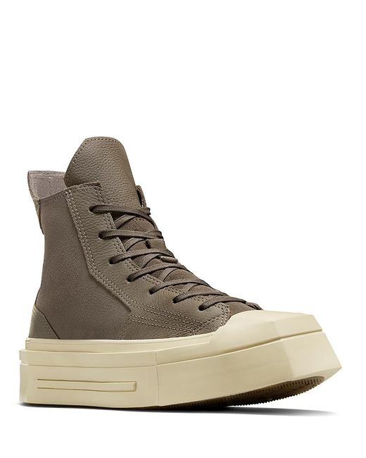 Converse Chuck 70 De Luxe Squared Sneakers in Brown | Lyst
