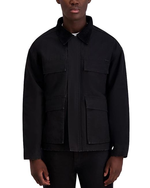 Karl Lagerfeld Karl Lagerfeld Paris Label Four Pocket Jacket in Blue ...