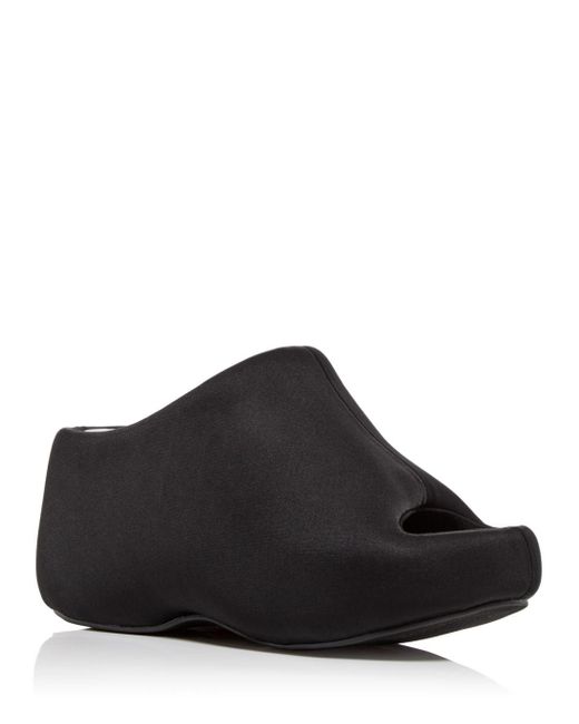 Jeffrey Campbell Cruiser Platform Wedge Slide Sandals in Black | Lyst