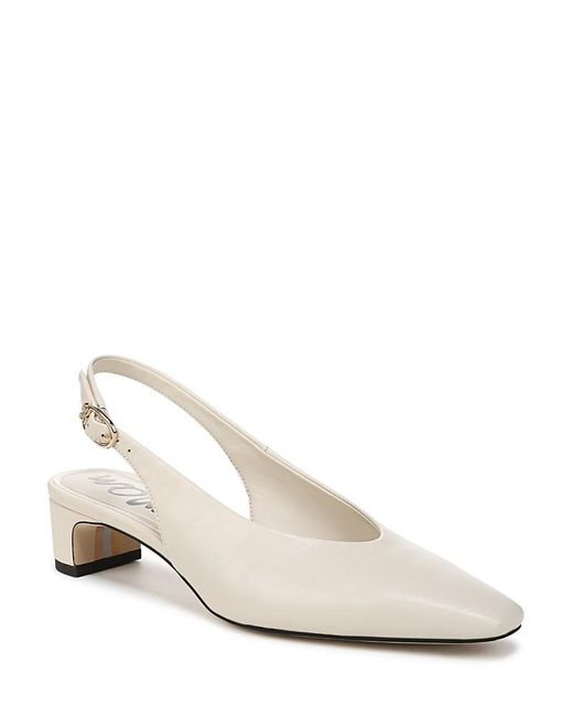 Sam Edelman Ronnie Slingbacks in White | Lyst