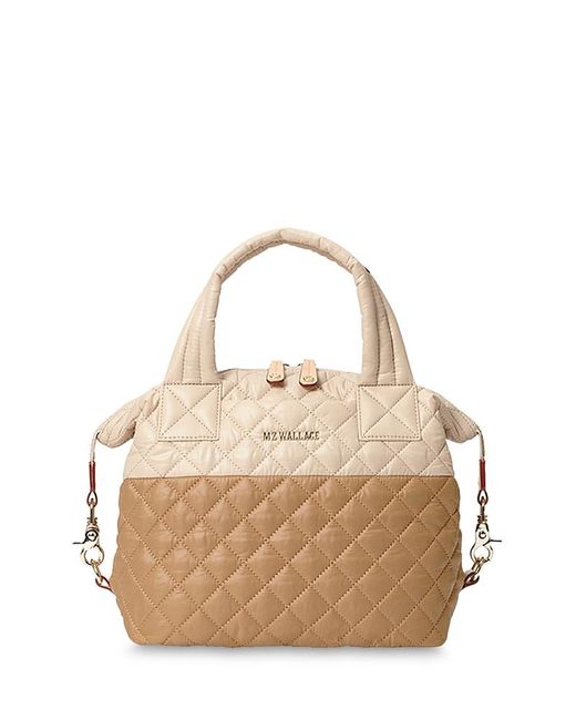 MZ Wallace Small Sutton Deluxe Bag in Natural | Lyst