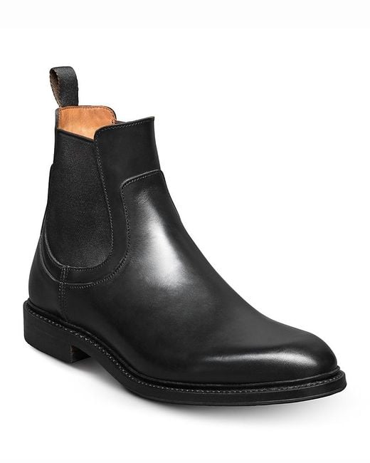 Allen Edmonds Tanner Chelsea Boots in Black for Men | Lyst UK