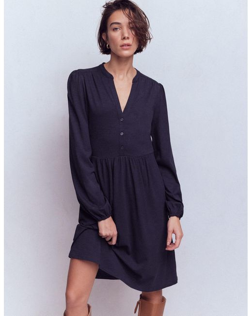 Boden Amy Short Jersey Dress in Blue | Lyst UK