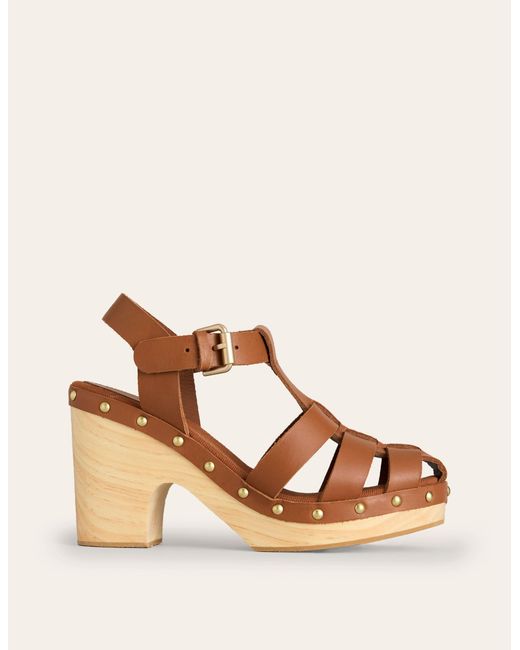 Boden Fisherman Clogtan in Brown | Lyst UK