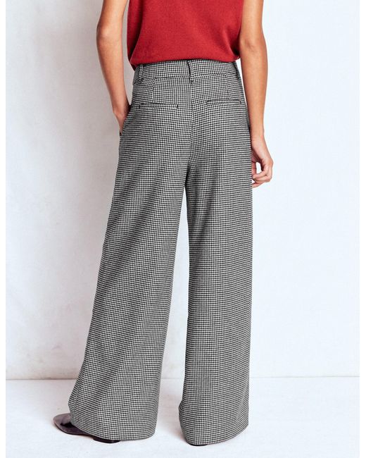 Boden Kensington Wool Trousers in Red | Lyst UK