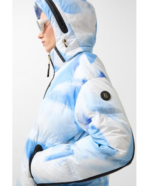 Bogner Kelly Down Ski Jacket in Blue | Lyst