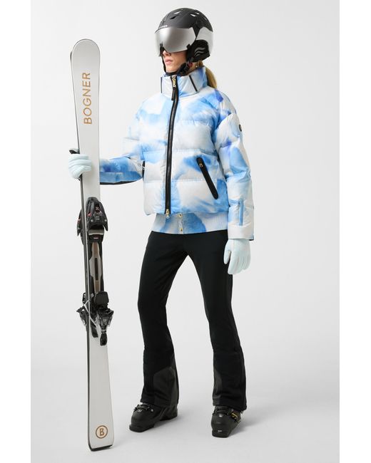 Bogner Kelly Down Ski Jacket in Blue | Lyst