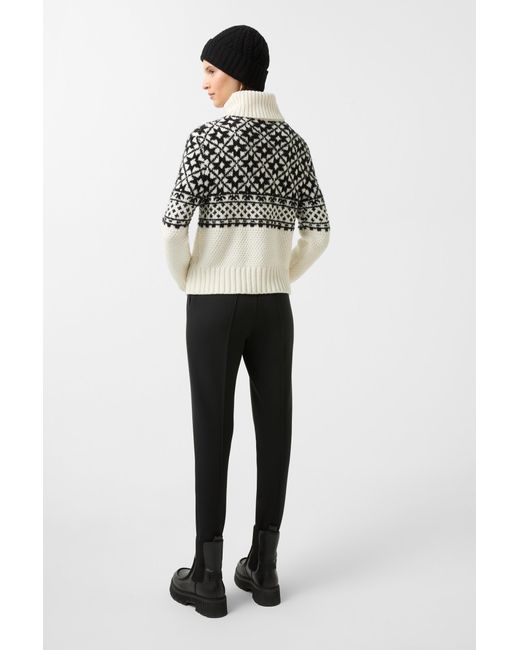 Bogner Nadia Turtleneck Sweater in Natural | Lyst
