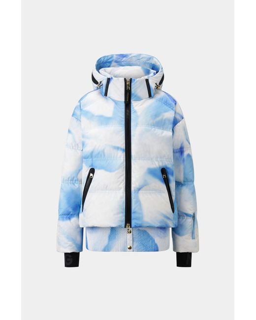 Bogner Kelly Down Ski Jacket in Blue | Lyst