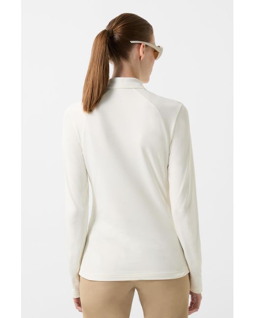 Bogner Gisella Functional Polo Shirt in White | Lyst