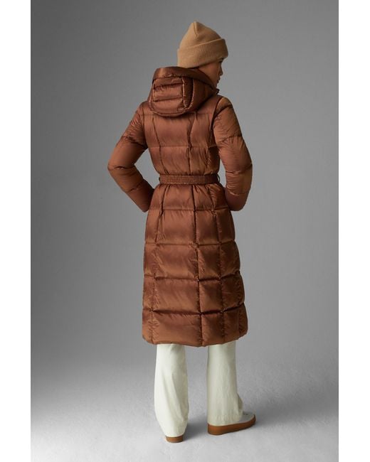 Bogner Nicole Down Coat in Brown | Lyst