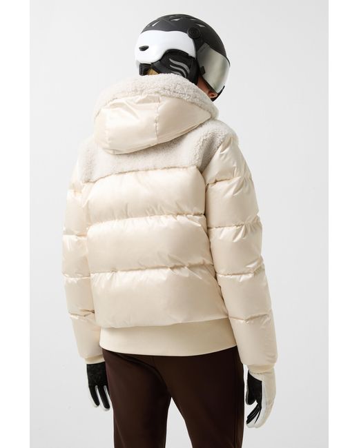 Bogner Dia Down Ski Jacket in Natural | Lyst