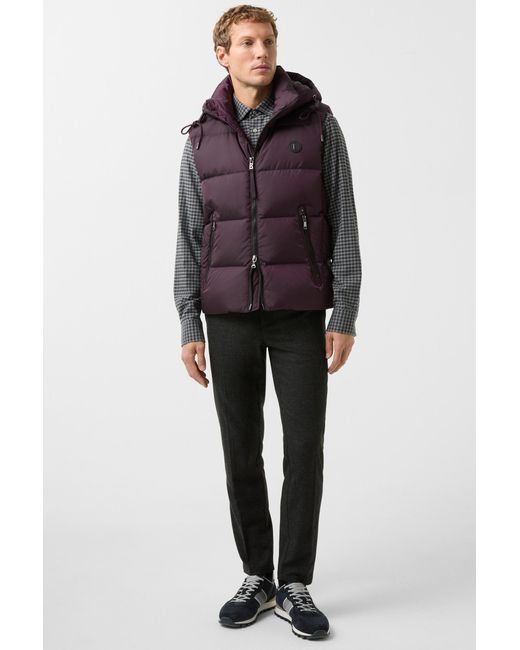 Bogner Jimmy Down Vest in Purple for Men | Lyst