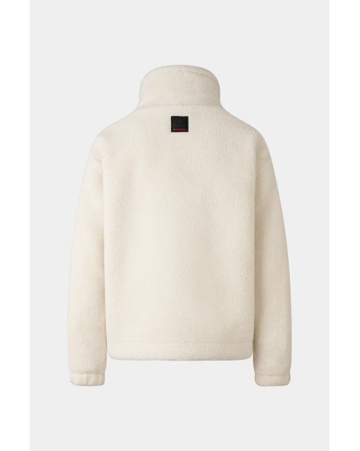 Bogner Fire + Ice Ninetta Teddy Fur Jacket in Natural | Lyst