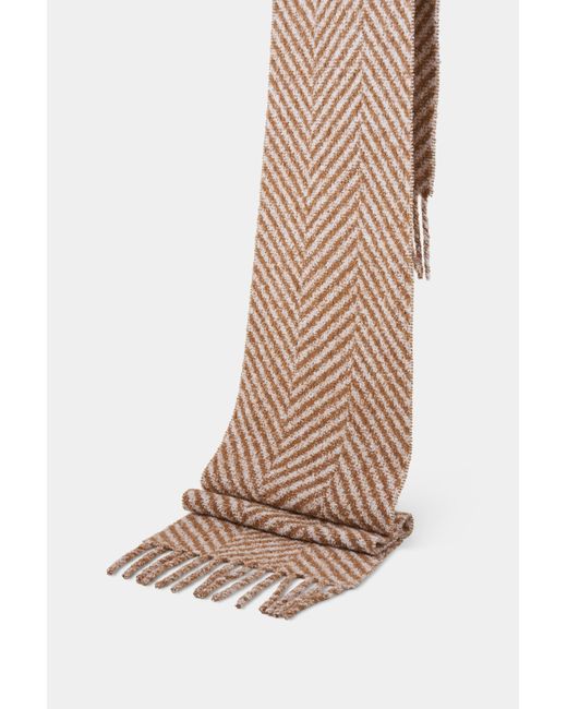 Bogner Hailee Bouclé Scarf For in Brown | Lyst UK