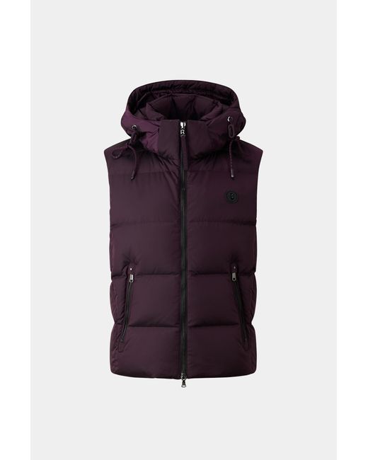 Bogner Jimmy Down Vest in Purple for Men | Lyst