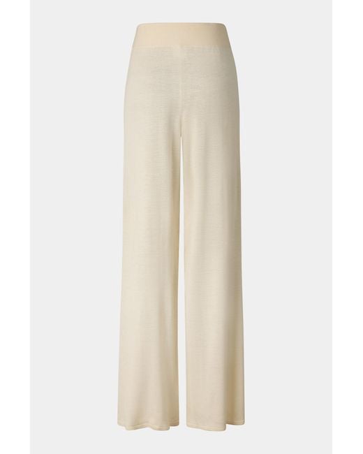 Bogner Paula Knitted Trousers in Natural | Lyst UK