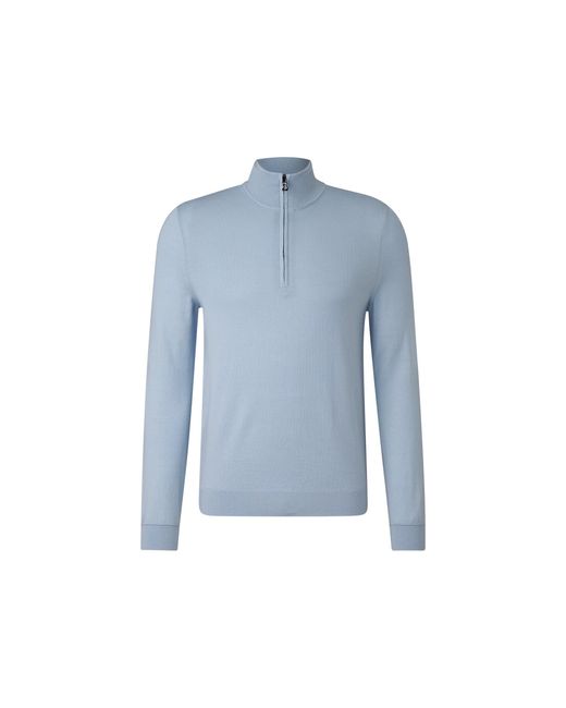 Bogner Virgin Wool Ouri Troyer For in Blue for Men | Lyst UK