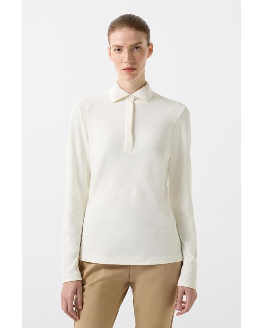 Bogner Gisella Functional Polo Shirt in White | Lyst