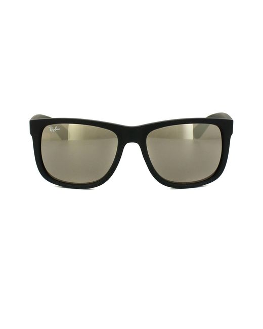 BoohooMAN Rectangle Black Gold Mirror Sunglasses for Men | Lyst UK